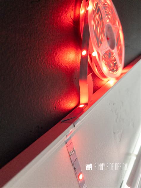 How To Easily Conceal And Install LED Strip Lights Sunnyside Home