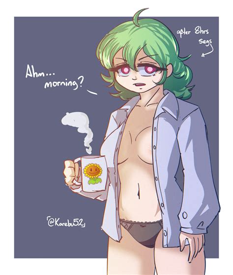 Rule 34 1girls Ahoge Belly Button Black Panties Breasts Crossover Dialogue Eastern And Western