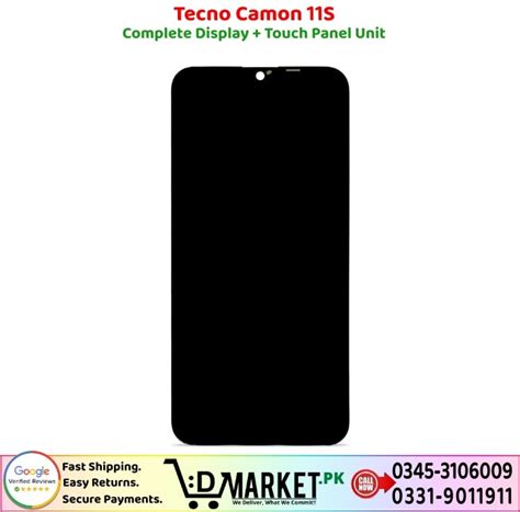 Tecno Camon 11S LCD Panel Price In Pakistan DMarket Pk