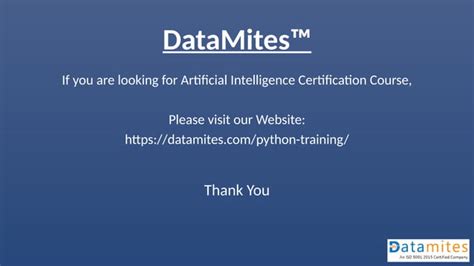 Certified Python Training Institute In Bangalore Ppt