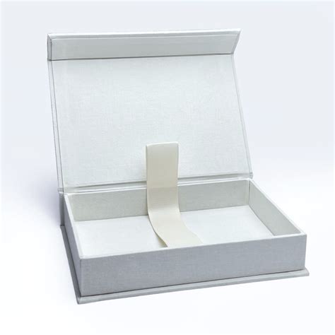 Linen Fabric Boxes For Corporate T Photo Storage And T