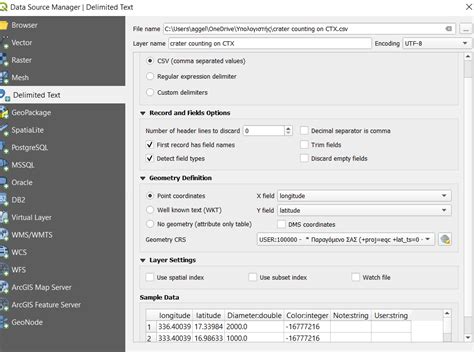 Csv File Does Not Display Points In Qgis 36 Geographic Information