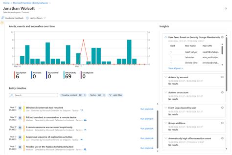 microsoft sentinel의 엔터티 페이지 microsoft learn