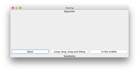 In Java Is There A Way To Center A Group Of Buttons With Variable Size