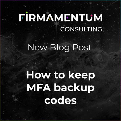 Password Mfa 2fa Secuirty Cybersecurity Firmamentum Firmamentum Consulting Ltd