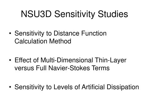 Ppt Results From The 3 Rd Drag Prediction Workshop Using The Nsu3d