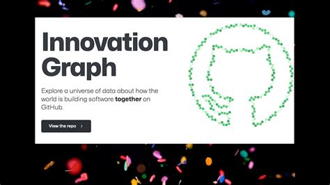 Announcing The Github Innovation Graph Youtube