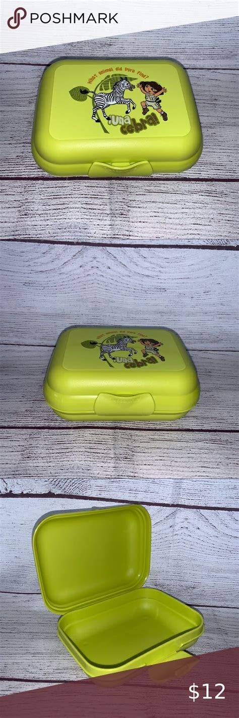 Tupperware Dora The Explorer Clam Shell Container Clam Shell