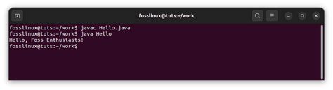 How To Compile And Run Java From Command Line In Linux