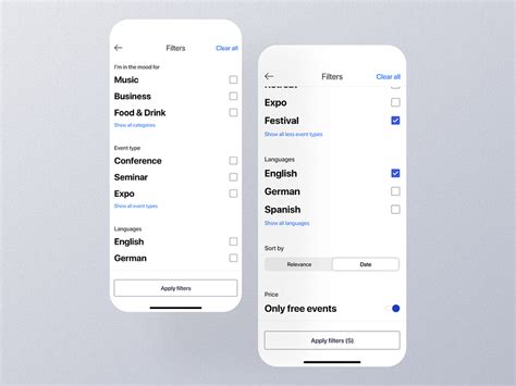 Filter Ui Designs Themes Templates And Downloadable Graphic Elements On Dribbble