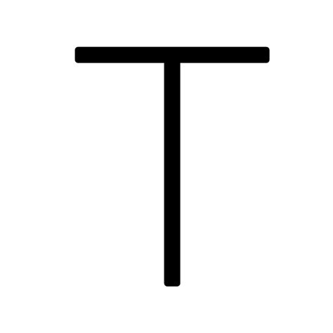 T Vector Svg Icon Svg Repo