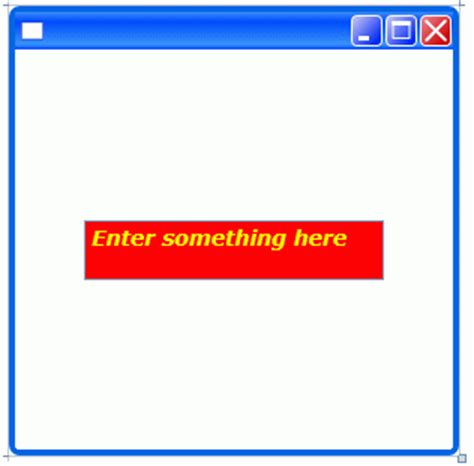 Wpf Textbox