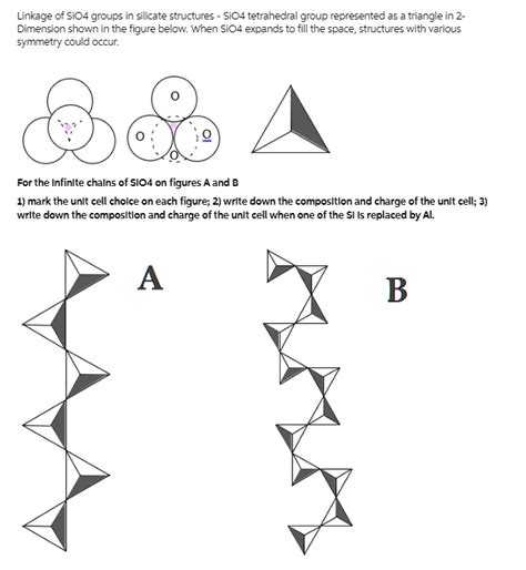 Solved Linkage Of Sio4 Groups In Silicate Structures Sio4 Tetrahedral Group Represented As A Solved Linkage Of Sio4 Groups In Silicate Structures Sio4 Tetrahedral Group Represented As A