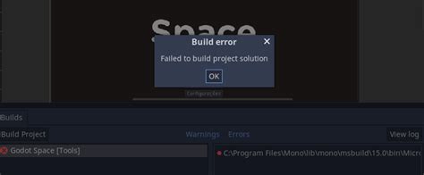Failed To Compile Mono Project Error MSB Issue Godotengine Godot GitHub