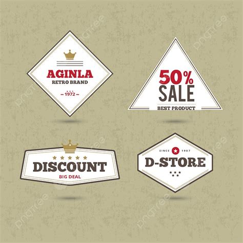 판매 라벨 디자인 판매 라벨 디자인 로고 디자인 오래된 상표 Png 일러스트 및 벡터 에 대한 무료 다운로드 Pngtree