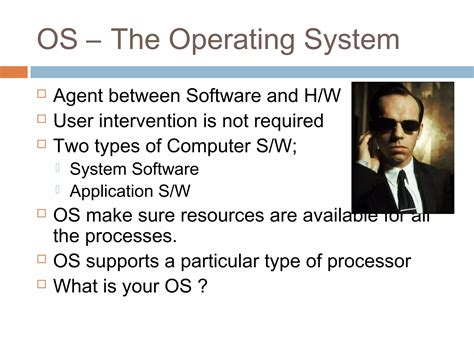 Operating System Ppt Operating Systems Computer Software And