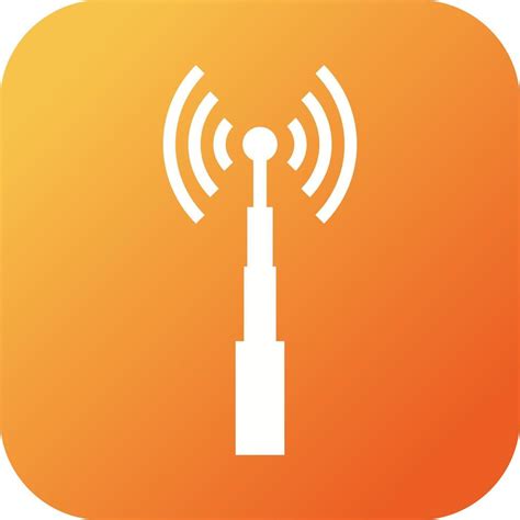 Unique Telecom Tower Vector Glyph Icon 17145874 Vector Art At Vecteezy