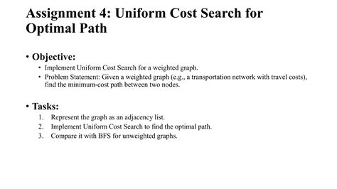 Uniform Cost Search Algorithm In The Ai Environment Pdf