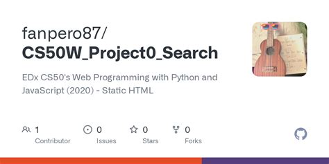 Github Fanpero87cs50wproject0search Edx Cs50s Web Programming