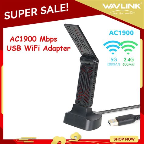 Jual WAVLINK USB WiFi Adapter Mbps Dual Band USB WiFi Dongle Wireless Network Adapter