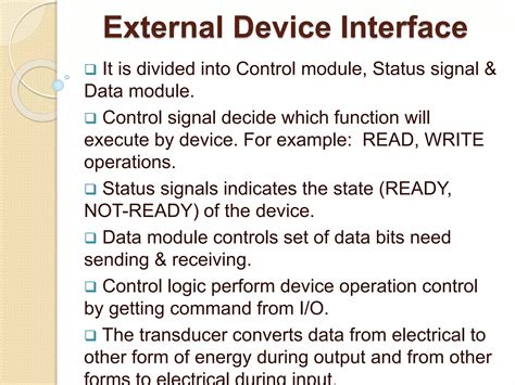 Input Output Computer Architecture Pptx
