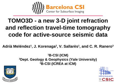 Pdf Tomo3d A New 3 D Joint Refraction And Reflection Travel Time Tomography Code For Active