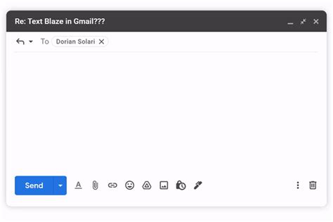 Text Blaze Saving Time In Gmail