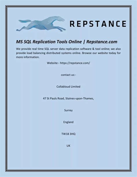 Ppt Ms Sql Replication Tools Online Powerpoint