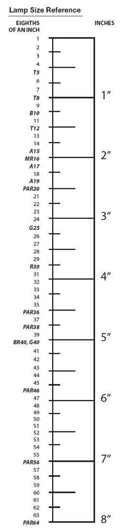 Lightopedia Com Lamp Size Reference