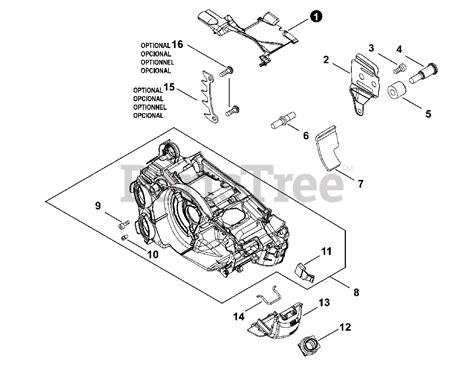 Echo Cs 2511t Echo Chainsaw Sn C71915001001 C71915999999 Engine Cover Parts Lookup With