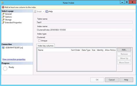 Help On Sql Server Mastering Index Clustered Index