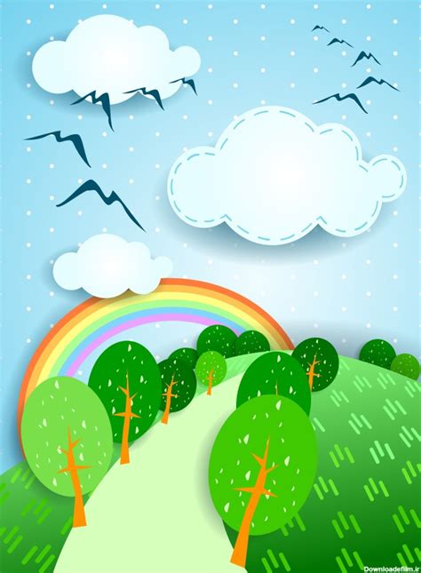 تصاویر کارتونی از طبیعت