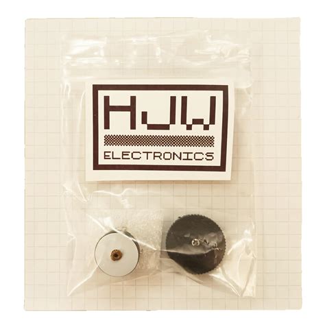 Switched Volume Control Potentiometer And Black Thumbwheel Knob B5k Linear Pot