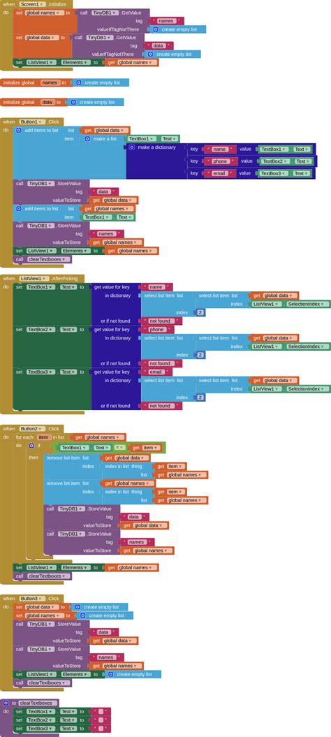 Database Storage App With List Values Mit App Inventor Help Mit App Inventor Community