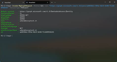 Make Invoke Mggraphrequest Return Powershell Objects