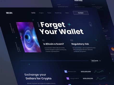Crypto Website Ui Ux Design On Behance