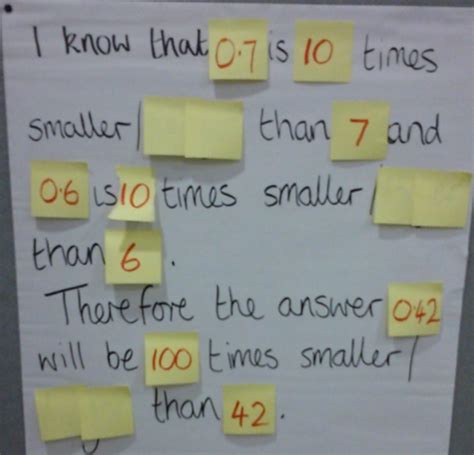 Primary Maths Planning Modelling And Working Walls Dig Out Your Sticky Notes Hfl Education