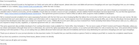 commanderroot twitch s legal notice