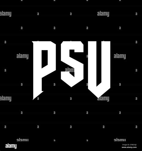 Psu Letter Logo Design For Technology Company Psu Logo Design Black And White Color Combination