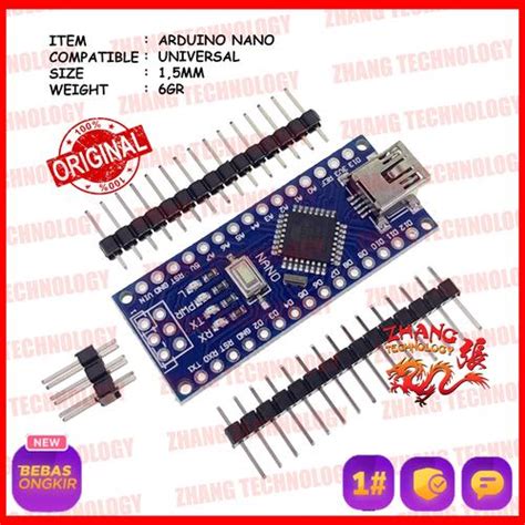 Jual Arduino Nano V3 Atmega328p Ch340g 5v Arduino Nano R3 Atmega328p 16mhz Jakarta Barat