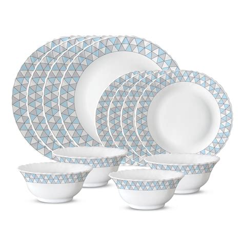 Larah Opal 12pc Dinner Set Assorted 12dspl01 Online At Best Price Lulu Uae