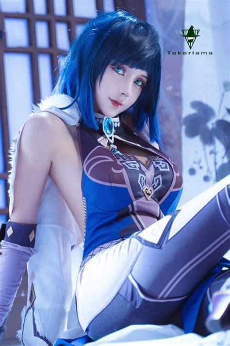 Genshin Impact Yelan Cosplay Costume Takerlama Cosplay Costumes