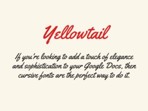 Cursive Fonts On Google Docs Hand Picked