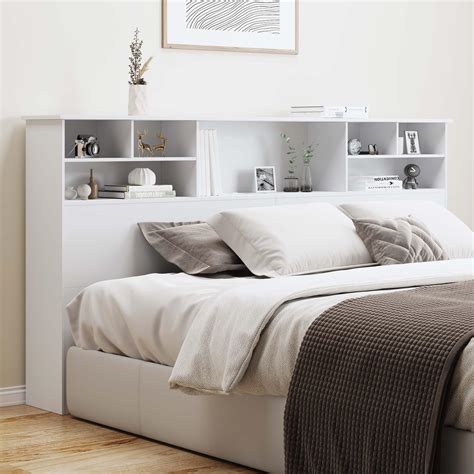Ayeasy King Headboard Only For King Size Bed With Storage
