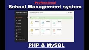 What is the school management system project PHP and MySQL?