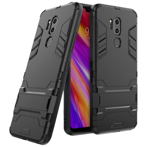 Slim Armour Shockproof Case For Lg G Thinq Black