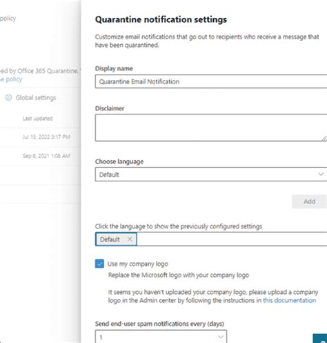 Quarantine Microsoft