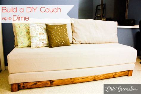 Build Your Own Sofa Bed Diy Couch Plans — Wannabe Clutter Free Diy