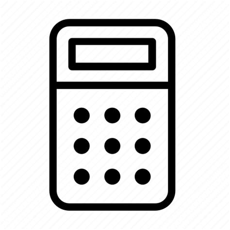add calculator math school tool education icon download on