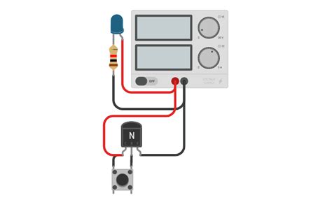 Circuit Design Not Gate Tinkercad